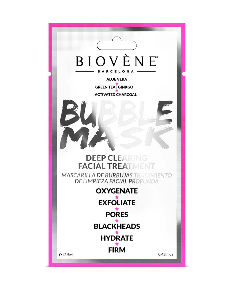 BUBBLE MASK Deep Clearing Facial Treatment — Biovène Barcelona | The ...